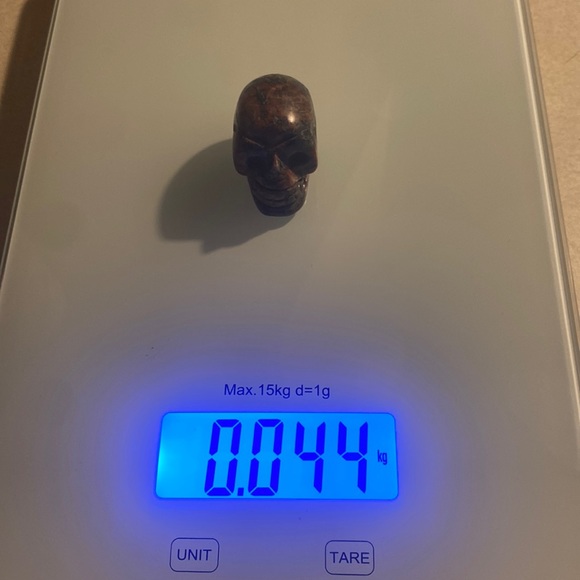Other | 3 Red Larvikite Skull | Poshmark
